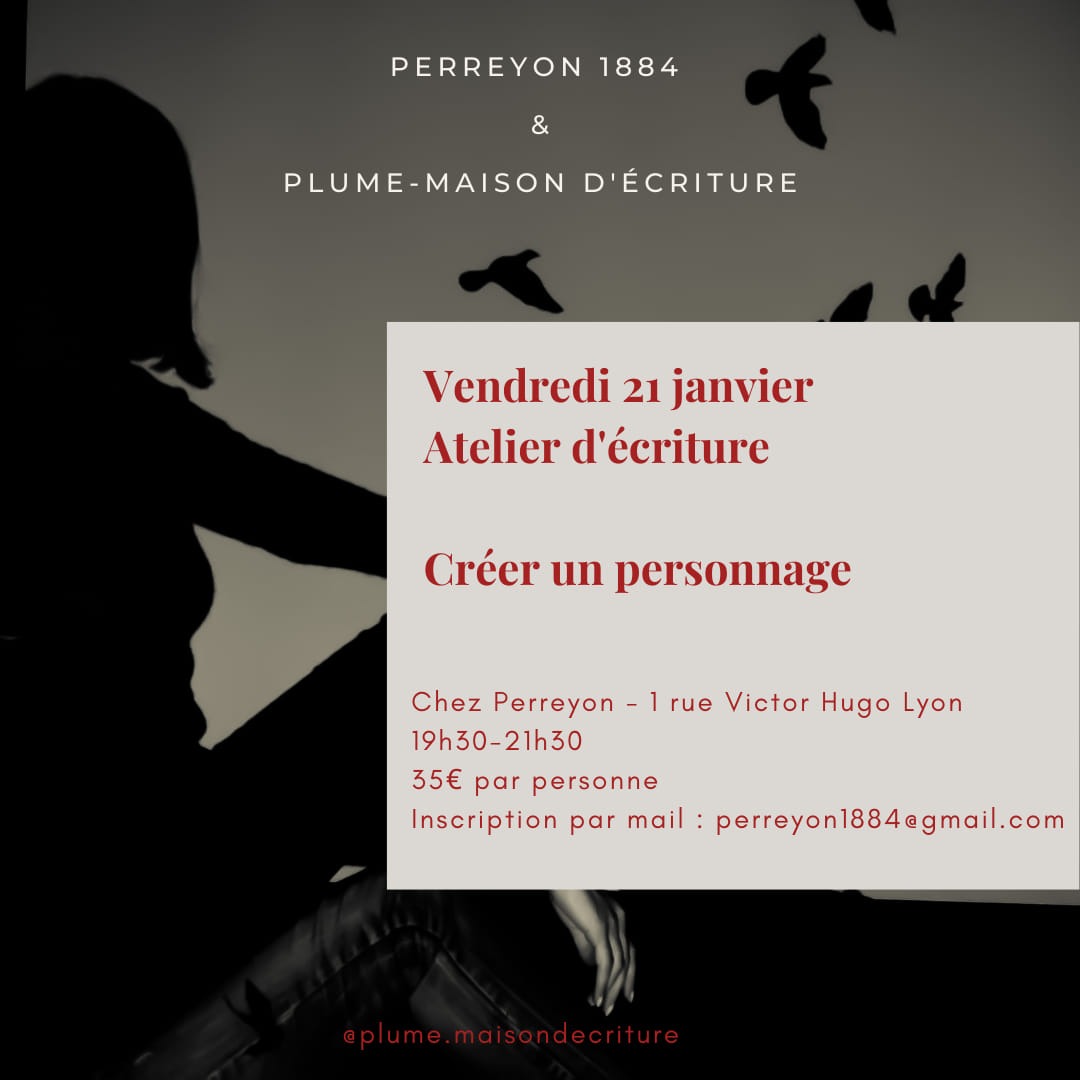 Atelier d'écriture "Créer votre personnage" - My Presqu'île