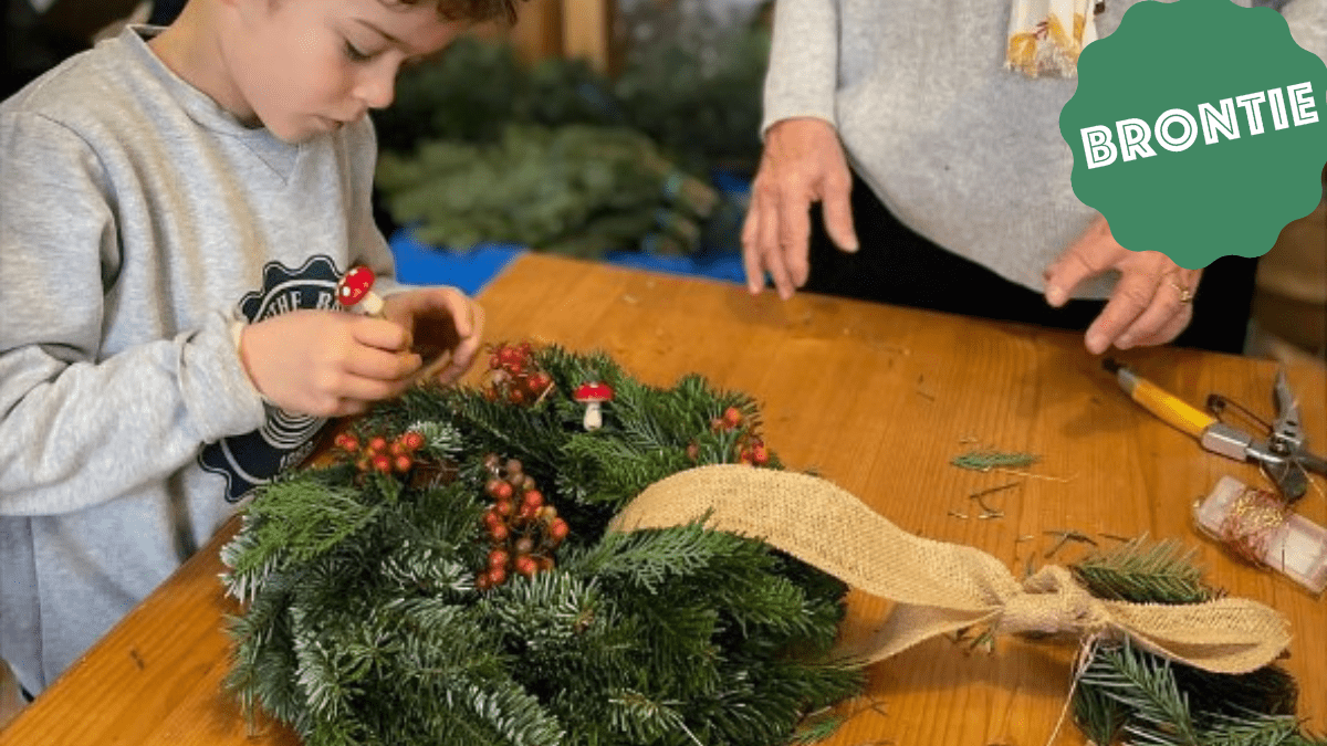 Atelier couronne de l'avent Brontie - My Presqu'île